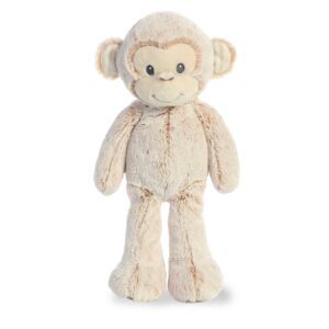 aurora® adorable cuddlers™ marlow monkey™ baby stuffed animal - security and sleep aid - comforting companion - brown 14 inches