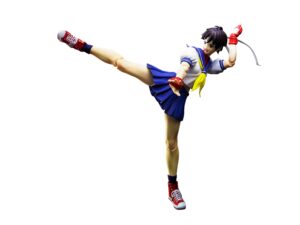 bandai tamashii nations s.h.figuarts sakura kasugano "street fighter" action figure, multi-colored, 8" (ban23895)