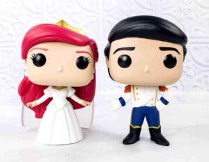 funko disney treasures exclusive pops-the little mermaid-ariel & eric 2-pack