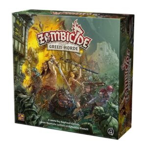 zombicide green horde board game (base) | strategy cooperative game for teens and adults | zombie board game | ages 14+ | 1-6 players | avg. playtime 1 hour | made by cmon