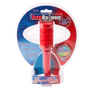 truebalance coordination game balance toy for adults and kids | improves fine motor skills (mini blue)