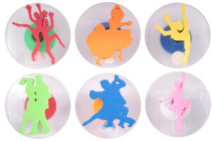 ready 2 learn giant stampers - dance figures - set of 6 - easy to hold foam stamps for kids - arts and crafts stamps for displays, posters, signs and diy projects