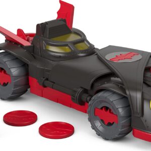 Fisher-Price Imaginext DC Super Friends Batman Toy Ninja Armor Batmobile & Figure Set for Preschool Pretend Play Kids Ages 3+ Years