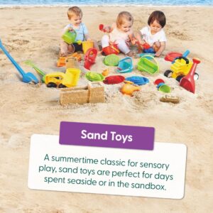 Hape 5-in-1 Beach Set Sand Toys for Toddlers 18 Months and Up