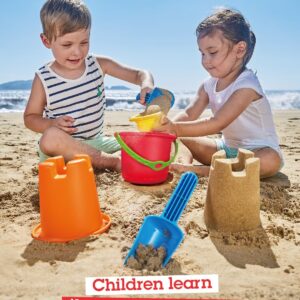 Hape 5-in-1 Beach Set Sand Toys for Toddlers 18 Months and Up