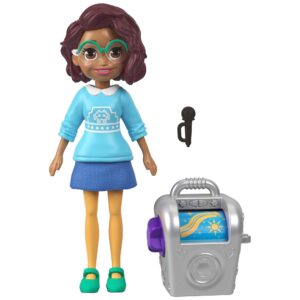 polly pocket active pose doll, zipline shani