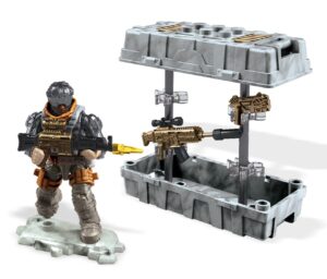 mega construx call of duty care package gold building set