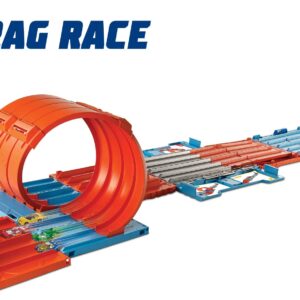 Hot Wheels Race Crate with 3 Stunts in 1 Set Portable Storage Ages 6 to 10