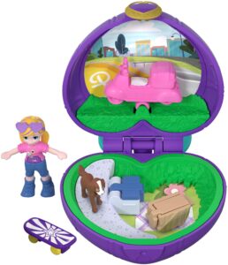 polly pocket tiny pocket world, polly & peaches fry30