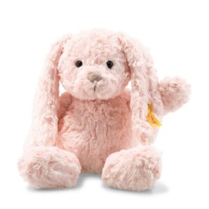 steiff tilda rabbit: premium stuffed animal (pink, 12"), soft & cuddly plush toy for kids