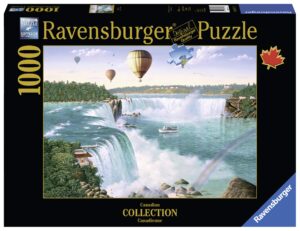 ravensburger niagara falls puzzle - 1000 unique pieces | softclick technology engaging imagery | ravensburger's premium quality idea