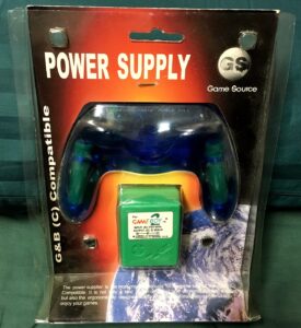 game source power supply + pack for nintendo gameboy and gameboy color - blue