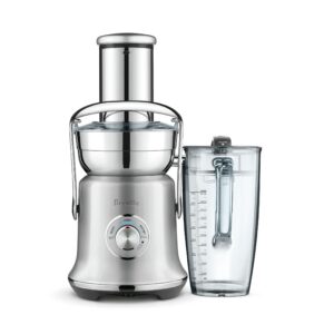 breville the juice fountain cold xl juicer, one size, silver pearl