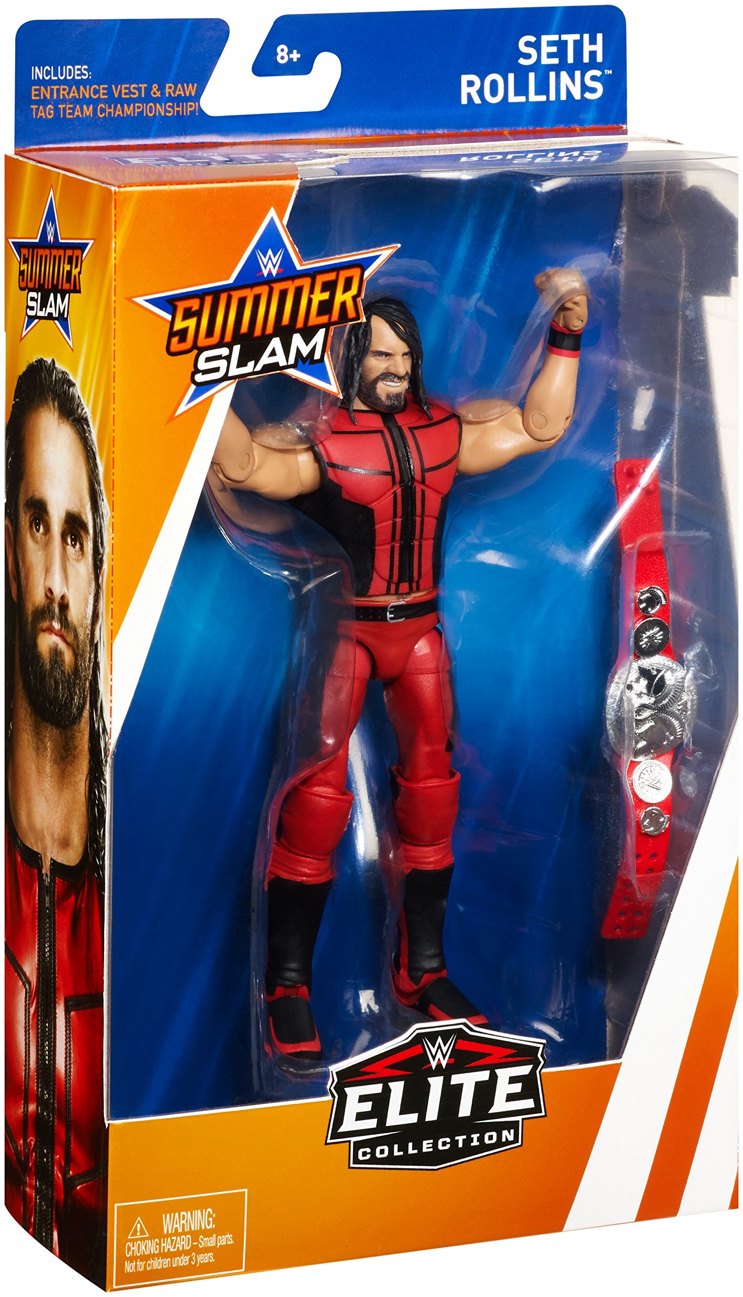 WWE Summerslam Elite Collection Seth Rollins Action Figure