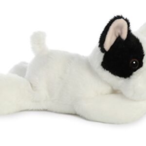 Aurora® Adorable Mini Flopsie™ French Bulldog Pup Stuffed Animal - Playful Ease - Timeless Companions - White 8 Inches