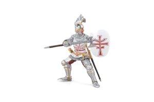 papo -hand-painted - figurine -medieval-fantasy -germanic knight -39947 - collectible - for children - suitable for boys and girls - from 3 years old