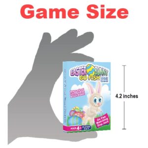 Arizona GameCo Easter Bunny Go Fish Card Game | Kids Ages 4-9 | Play 3 Fun Games Including Go Fish, Slap Jack & Old Maid Using 1 Deck | an Ideal Easter Gift or Use as Basket Stuffers for Girls & Boys