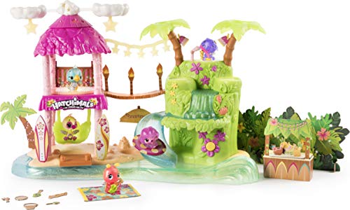 Hatchimals CollEGGtibles Tropical Party Playset with Lights, Sounds and Exclusive Season 4 CollEGGtibles, for Ages 5 and Up