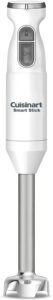 cuisinart hand blender, smart stick 2-speed hand blender- powerful & easy to use stick immersion blender-for-shakes, smoothies, puree, baby food, soups & sauces, stainless steel, csb-175p1,white