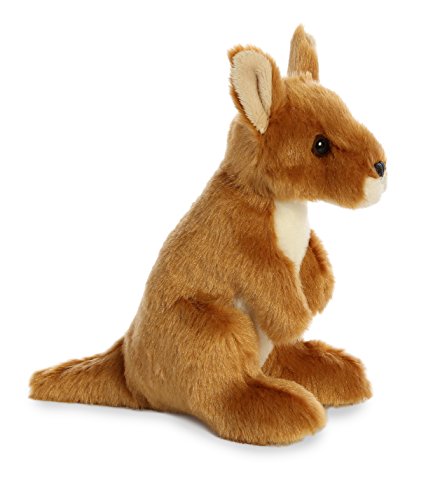 Aurora® Adorable Mini Flopsie™ Kangaroo Stuffed Animal - Playful Ease - Timeless Companions - Brown 8 Inches