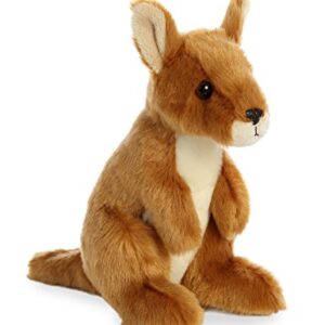 Aurora® Adorable Mini Flopsie™ Kangaroo Stuffed Animal - Playful Ease - Timeless Companions - Brown 8 Inches