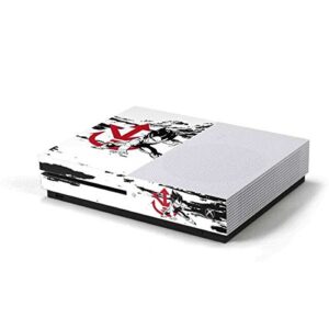 skinit decal gaming skin compatible with xbox one s console - officially licensed dragon ball z vegeta wasteland design