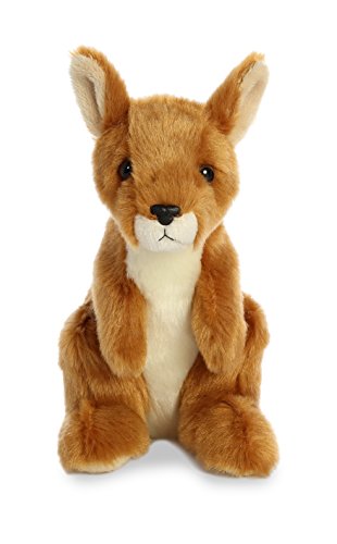 Aurora® Adorable Mini Flopsie™ Kangaroo Stuffed Animal - Playful Ease - Timeless Companions - Brown 8 Inches