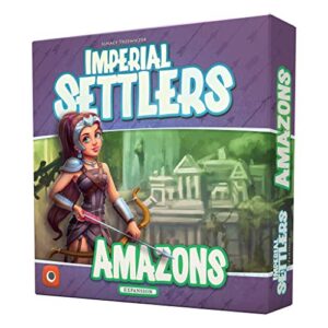 portal games imperial settlers amazons, multi-colored