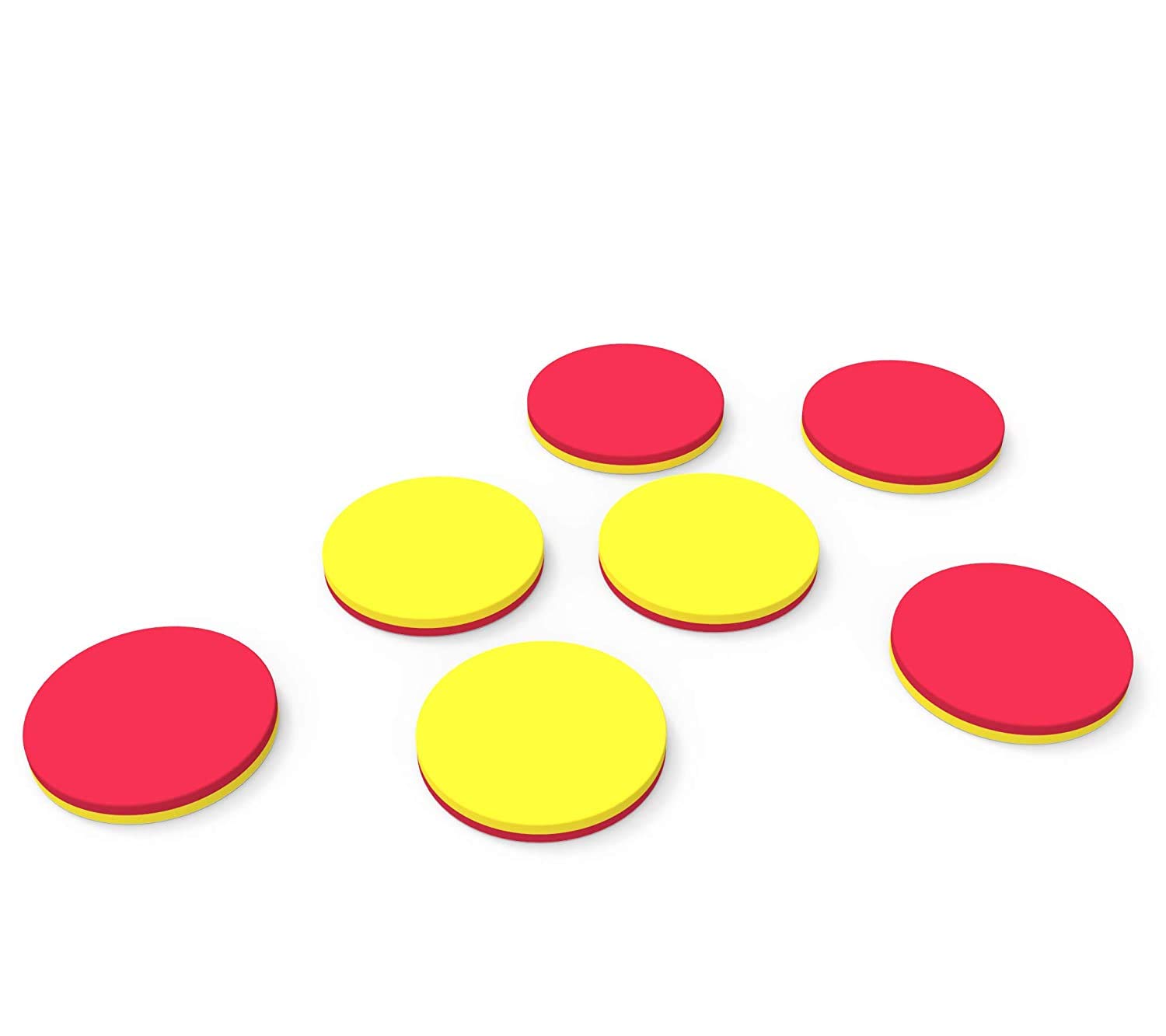 hand2mind Plastic Two-Color Counters, Red and Yellow Counters, Counting Manipulatvies, Math Counters for Kids, Counting Chips, Math Manipulatives, Bingo Chips, Counters for Kids Math (Set of 1000)