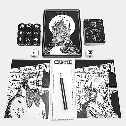 Escape the Dark Castle Board Game | Horror Game | Strategy Game | Cooperative Adventure Game for Adults and Teens | Ages 14+ | 1-4 Players | Average Playtime 45 Minutes | Made by Themeborne