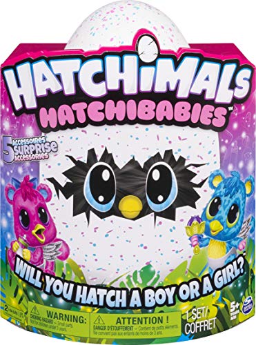 Hatchimals, HatchiBabies Cheetree, Hatching Egg with Interactive Toy Pet Baby (Styles May Vary), for Ages 5 and Up