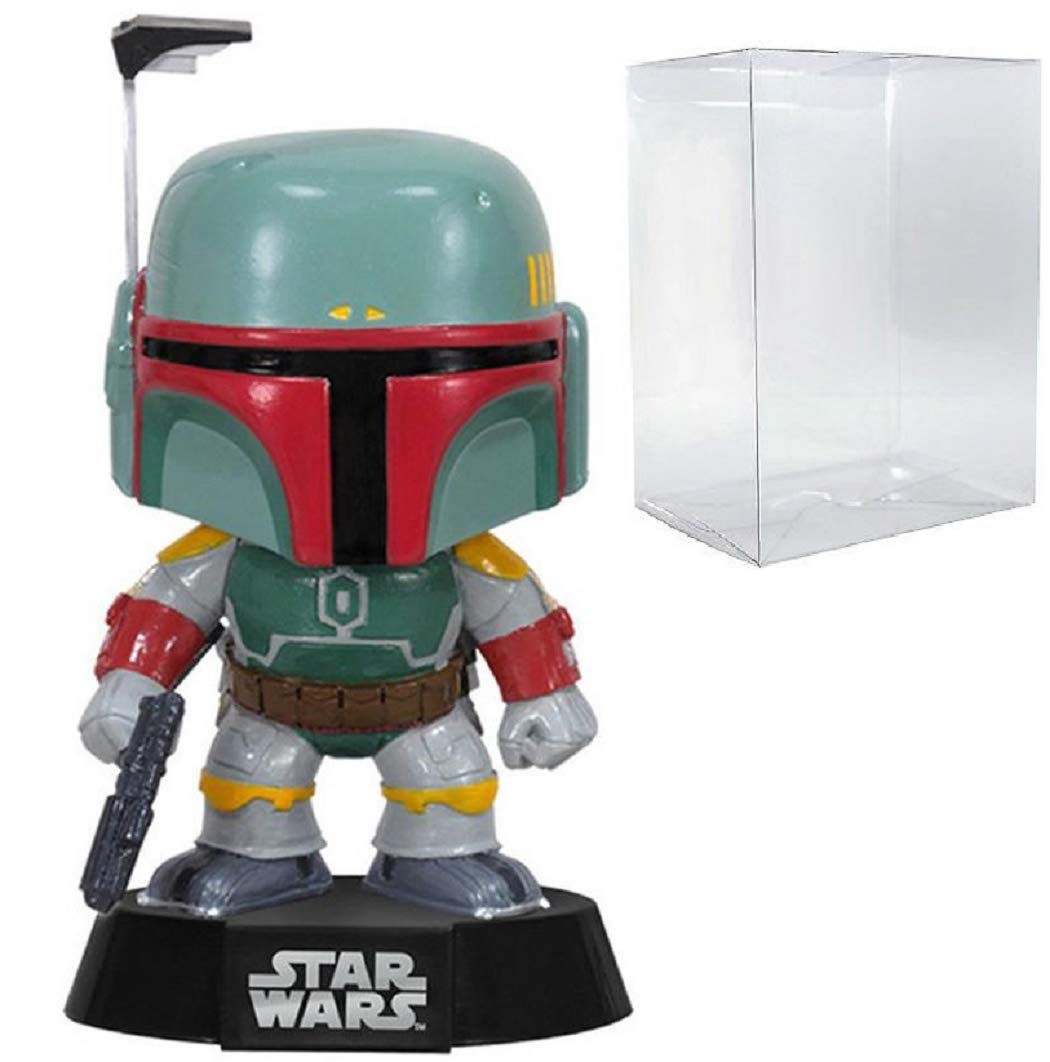 Funko Pop! Star Wars: Boba Fett #08 Vinyl Bobble-Head Figure (Bundled with Pop Box Protector Case)