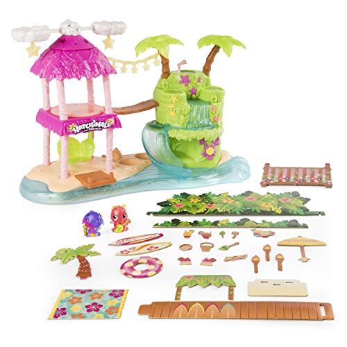 Hatchimals CollEGGtibles Tropical Party Playset with Lights, Sounds and Exclusive Season 4 CollEGGtibles, for Ages 5 and Up