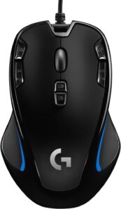 logitech g300s optical ambidextrous gaming mouse - 9 programmable buttons, onboard memory (renewed)