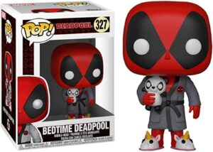 funko pop! marvel: deadpool playtime - deadpool in robe, multicolor