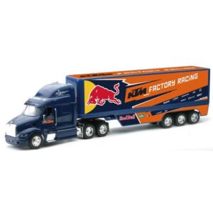 new-ray toys 1:32 red bull ktm transporter truck