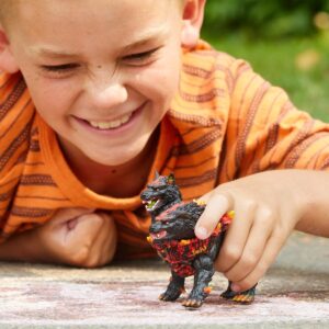 Schleich Eldrador Creatures, Lava Monster Mythical Creatures Toys for Kids, Hellhound Action Figure, Ages 7+