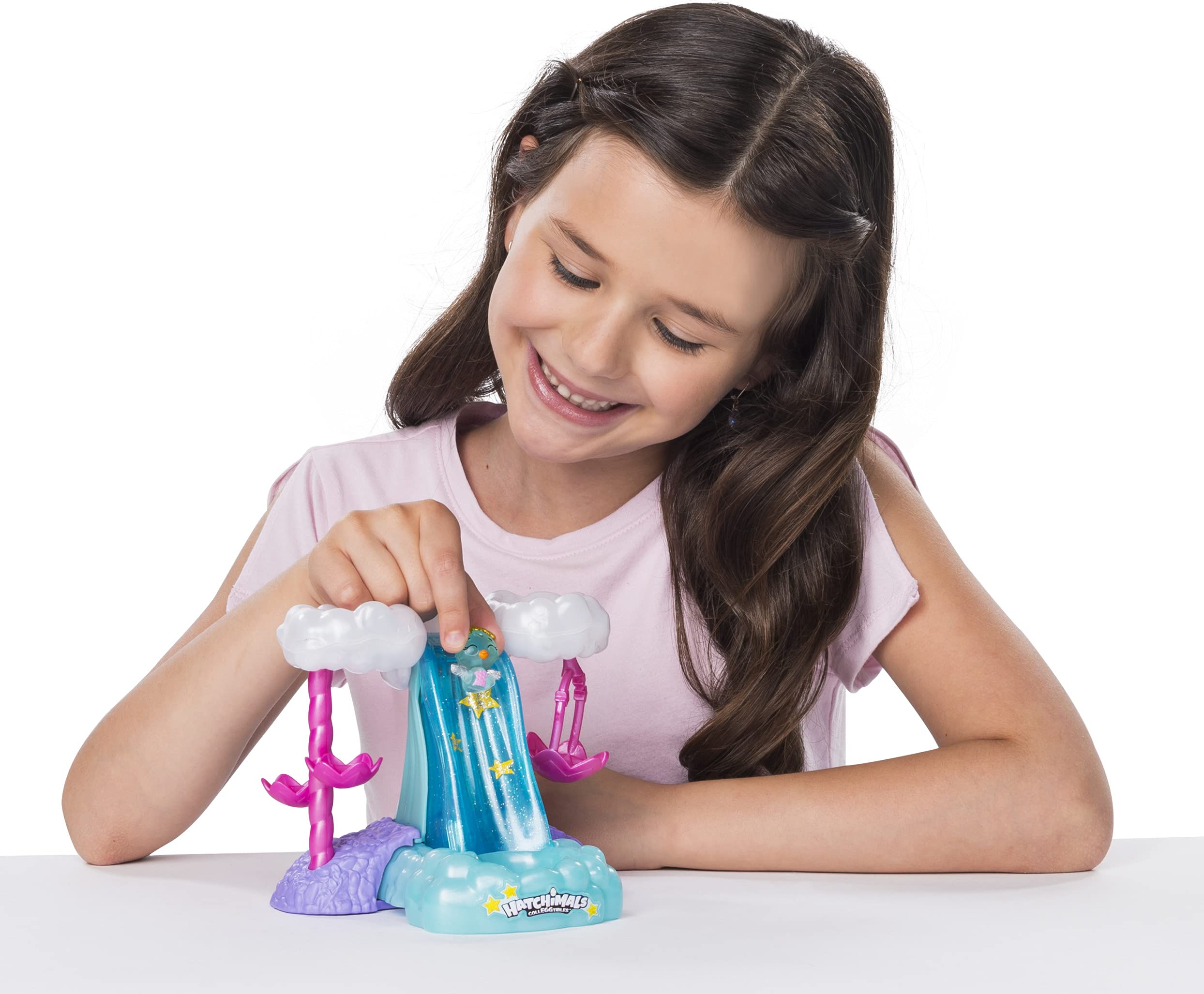 Hatchimals CollEGGtibles, Waterfall Playset with Lights and an Exclusive Season 4 CollEGGtible, for Ages 5 and Up