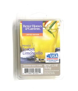 better homes and gardens mango sorbet limoncello 2018 limited edition wax cubes