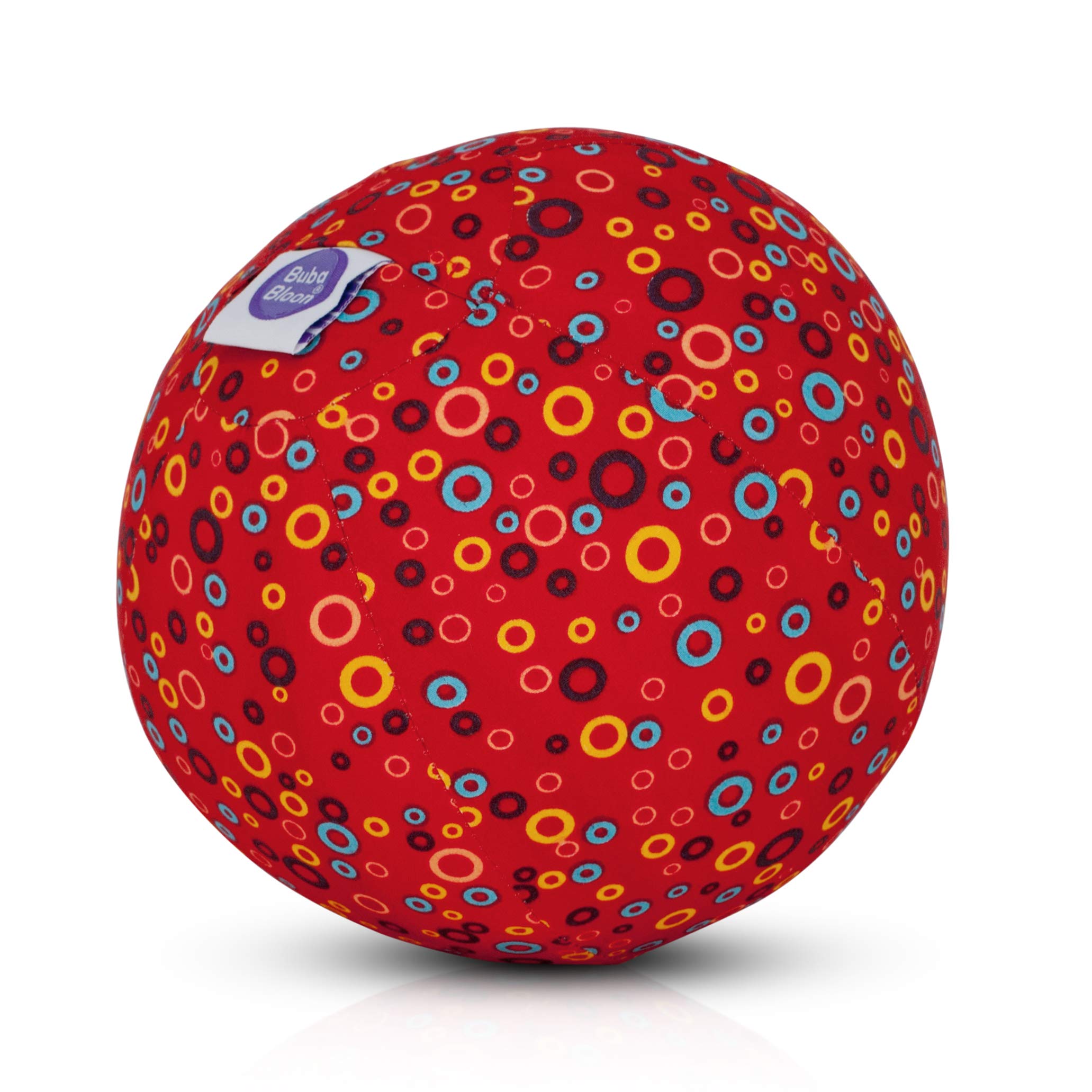 BUBABLOON Sensory Soft Cotton Balloon Cover (Circles Red) …