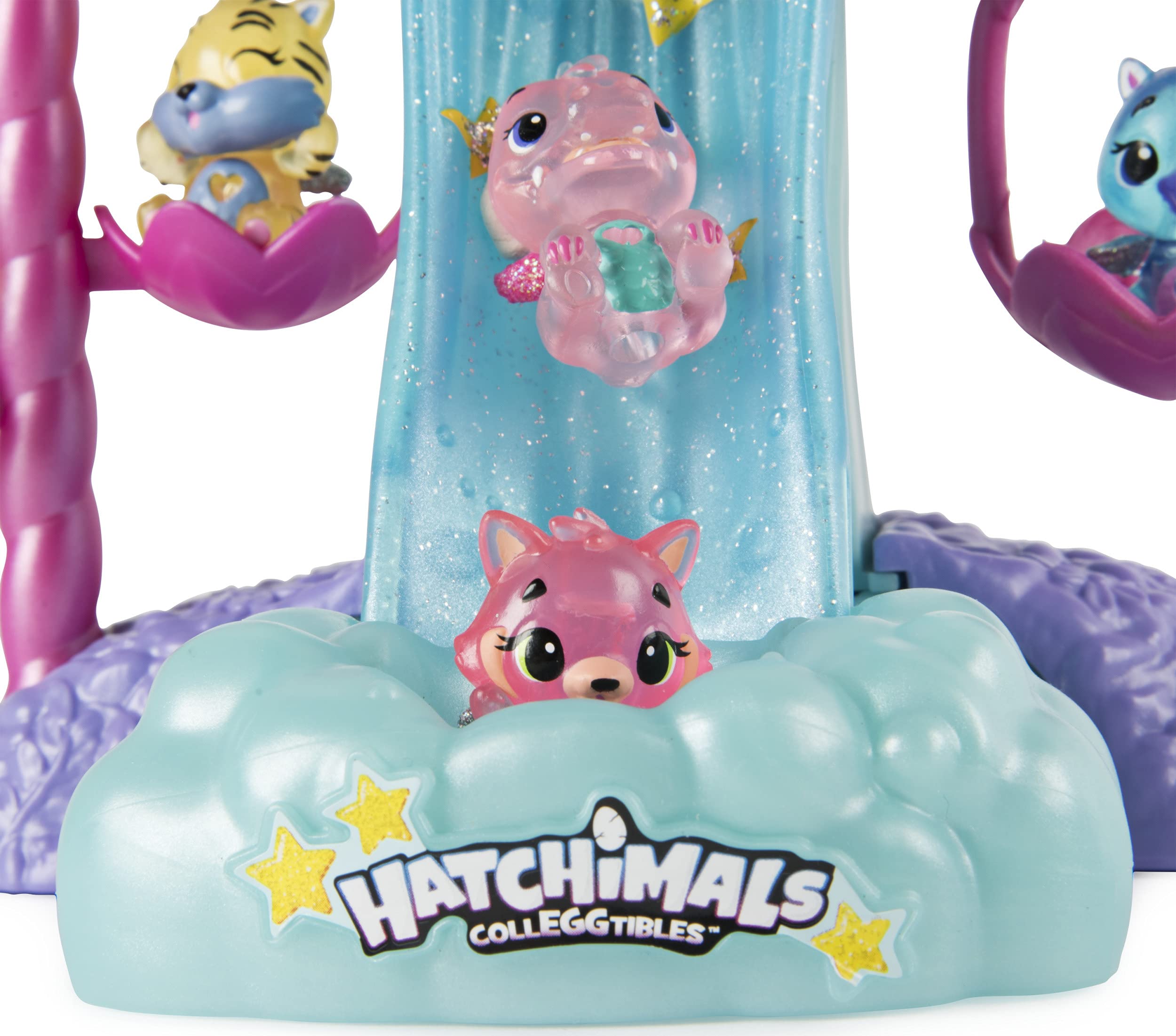 Hatchimals CollEGGtibles, Waterfall Playset with Lights and an Exclusive Season 4 CollEGGtible, for Ages 5 and Up