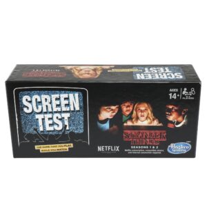 hasbro gaming board gaming stranger things screen test card game