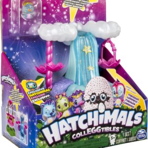 Hatchimals CollEGGtibles, Waterfall Playset with Lights and an Exclusive Season 4 CollEGGtible, for Ages 5 and Up