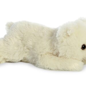 Aurora® Adorable Mini Flopsie™ Polar Bear Stuffed Animal - Playful Ease - Timeless Companions - White 8 Inches