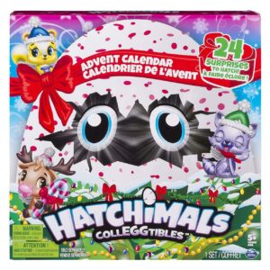 hatchimals colleggtibles, advent calendar with exclusive characters and paper craft accessories, for ages 5 and up (styles may vary)