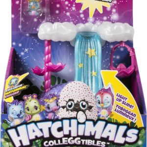 Hatchimals CollEGGtibles, Waterfall Playset with Lights and an Exclusive Season 4 CollEGGtible, for Ages 5 and Up