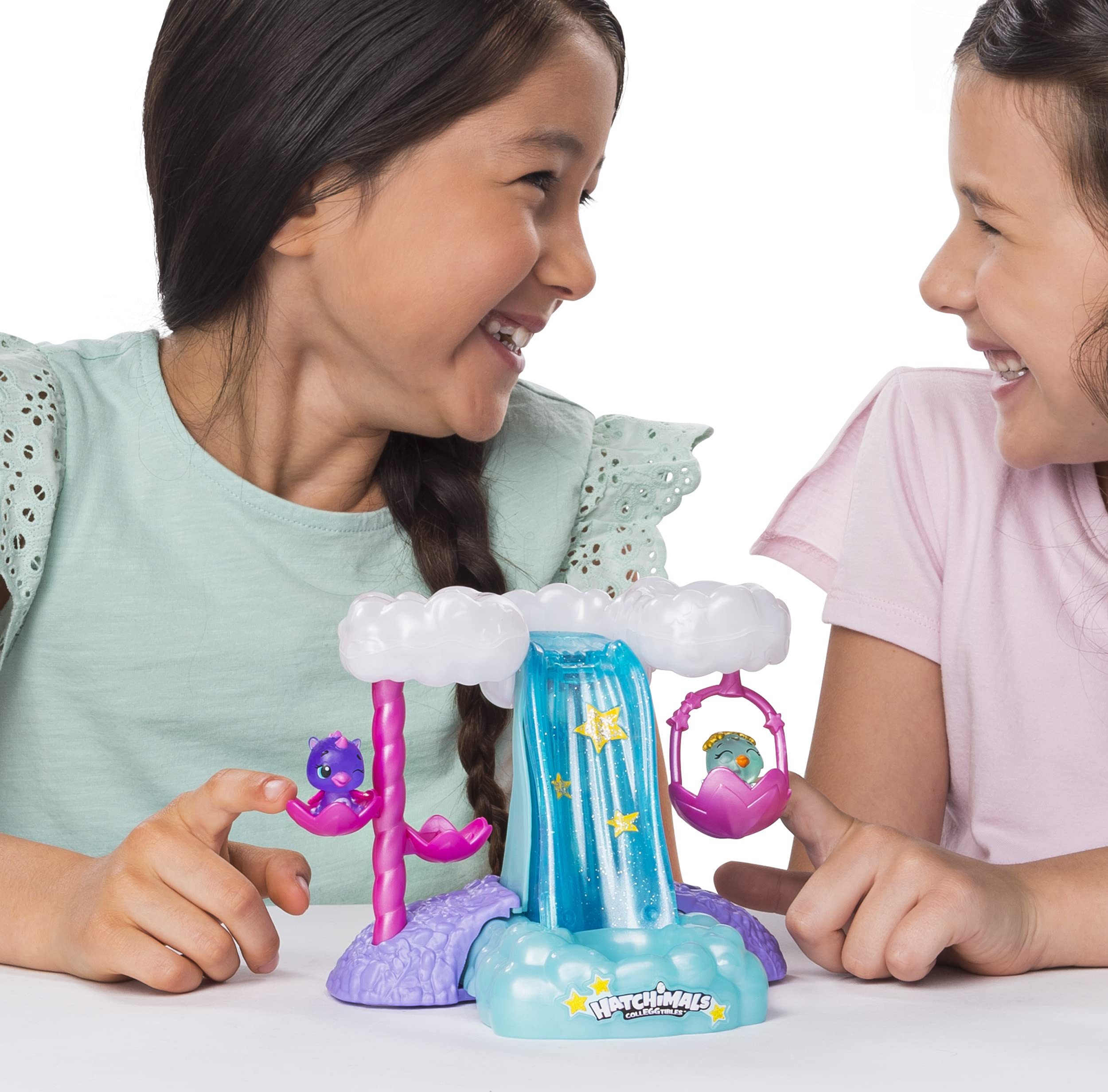 Hatchimals CollEGGtibles, Waterfall Playset with Lights and an Exclusive Season 4 CollEGGtible, for Ages 5 and Up