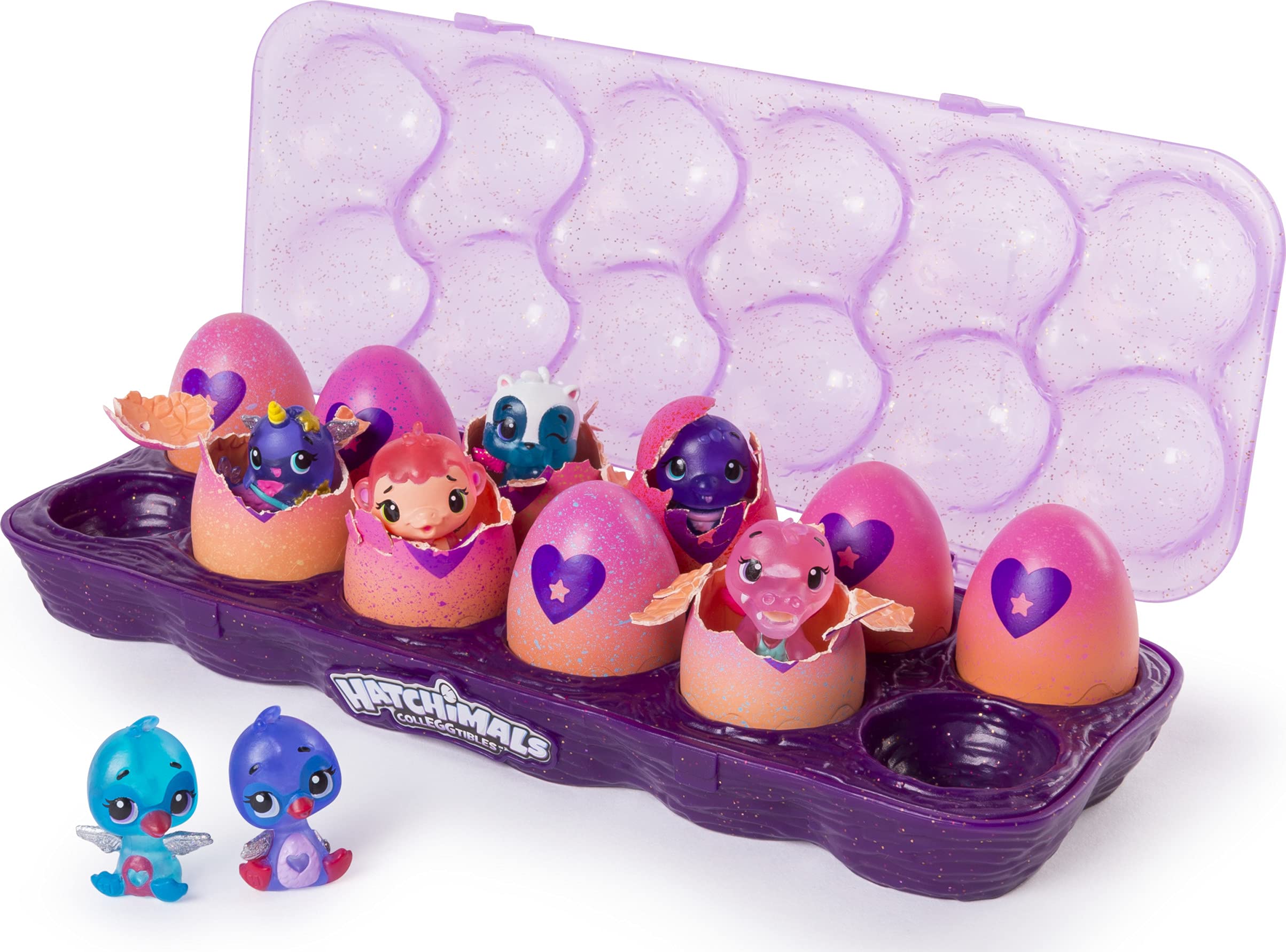 Hatchimals CollEGGtibles, 12 Pack Egg Carton with Exclusive Season 4 CollEGGtibles, for Ages 5 and Up (Styles and Colors May Vary)