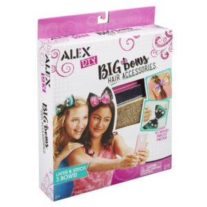 alex diy big bow's hair accessories kids art and craft activity