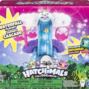 Hatchimals CollEGGtibles, Waterfall Playset with Lights and an Exclusive Season 4 CollEGGtible, for Ages 5 and Up